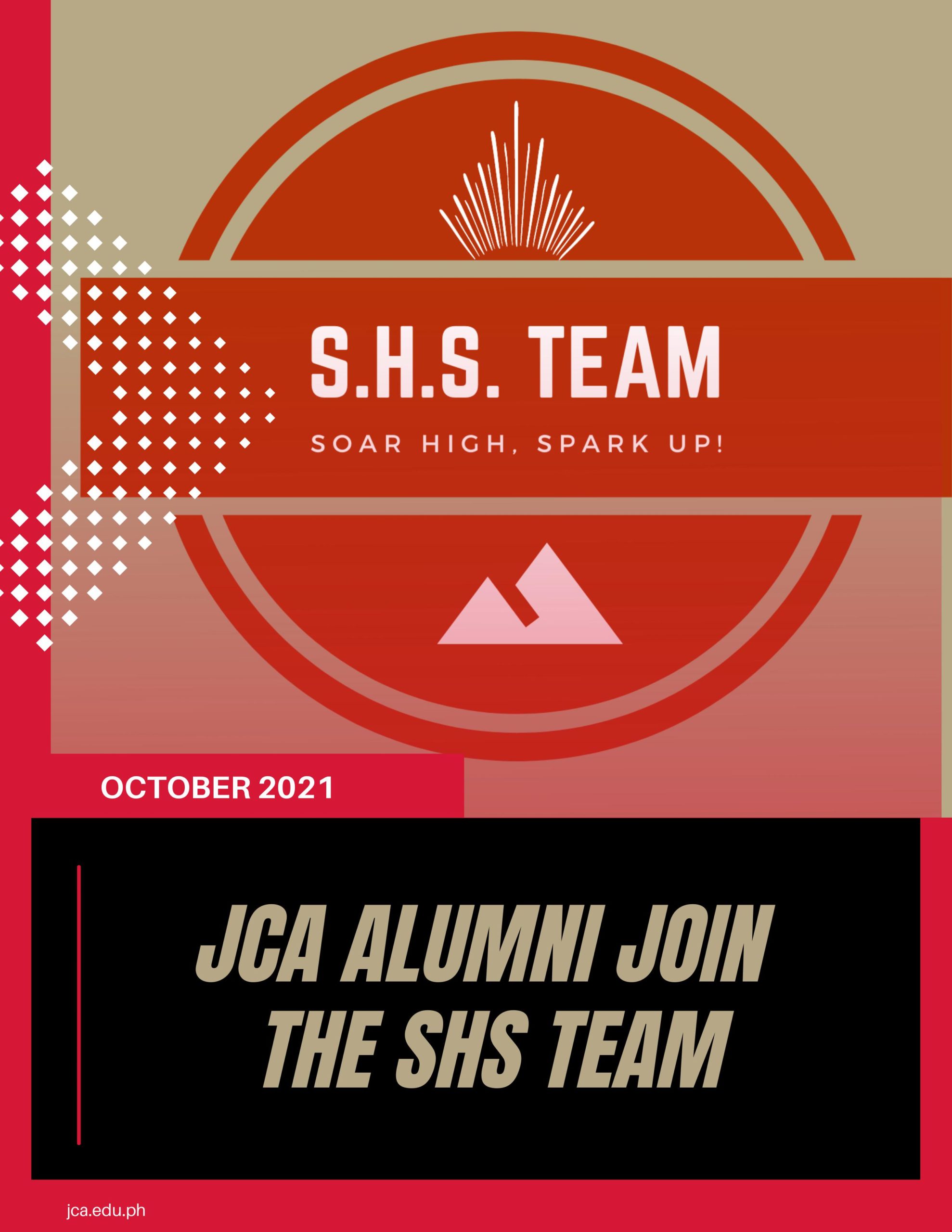 JCA Alumni Joins The SHS Team - Jubilee Christian Academy