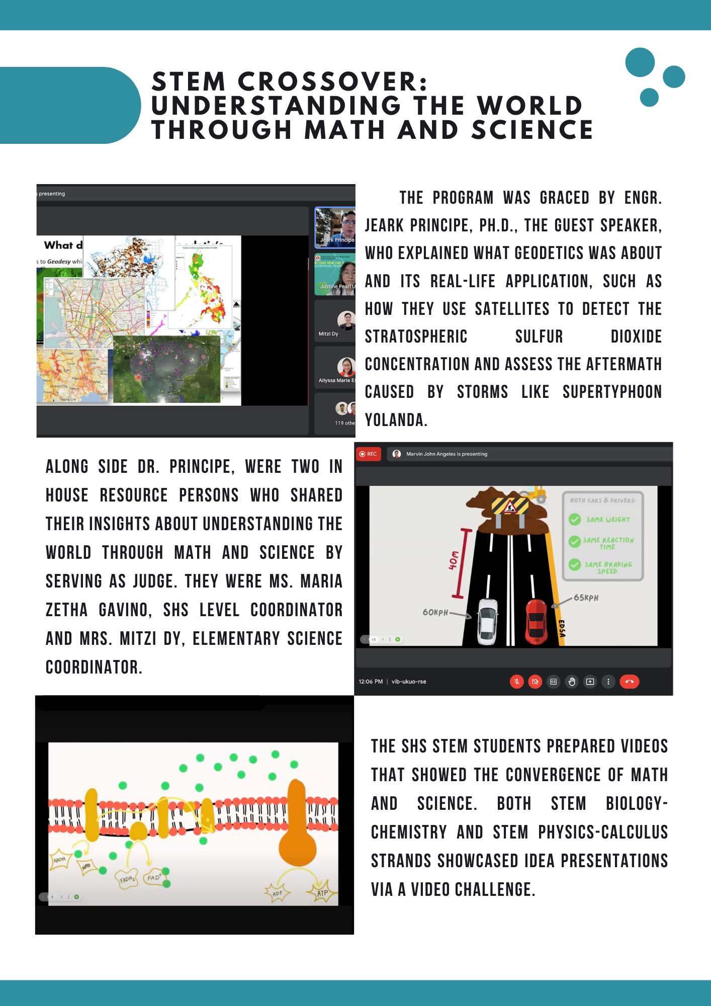 STEM CROSSOVER: UNDERSTANDING THE WORLD THROUGH MATH AND SCIENCE ...