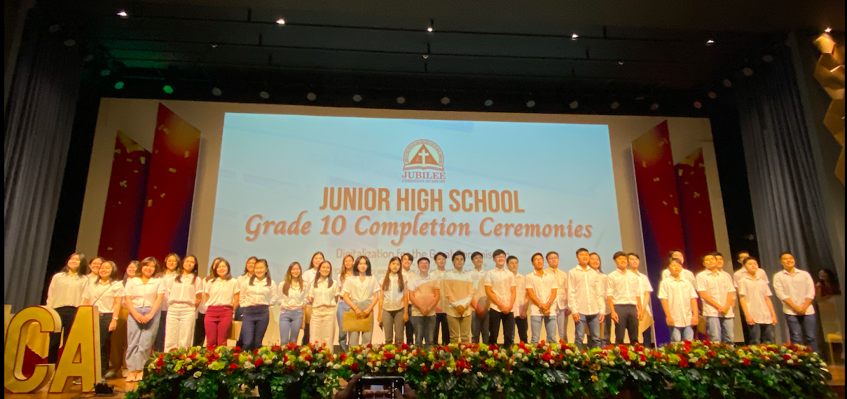 JHS Holds First Face-to-Face Completion Ceremonies Since 2019 - Jubilee ...