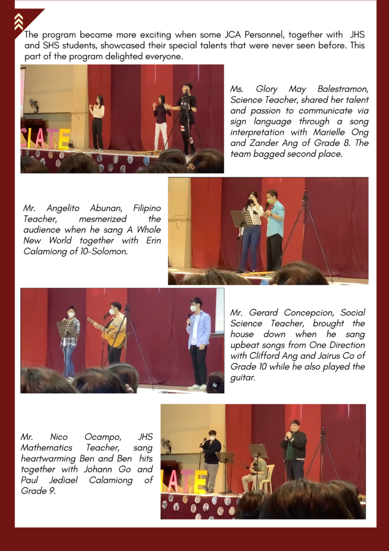 JHS CELEBRATES UP-PRECIATION DAY! - Jubilee Christian Academy