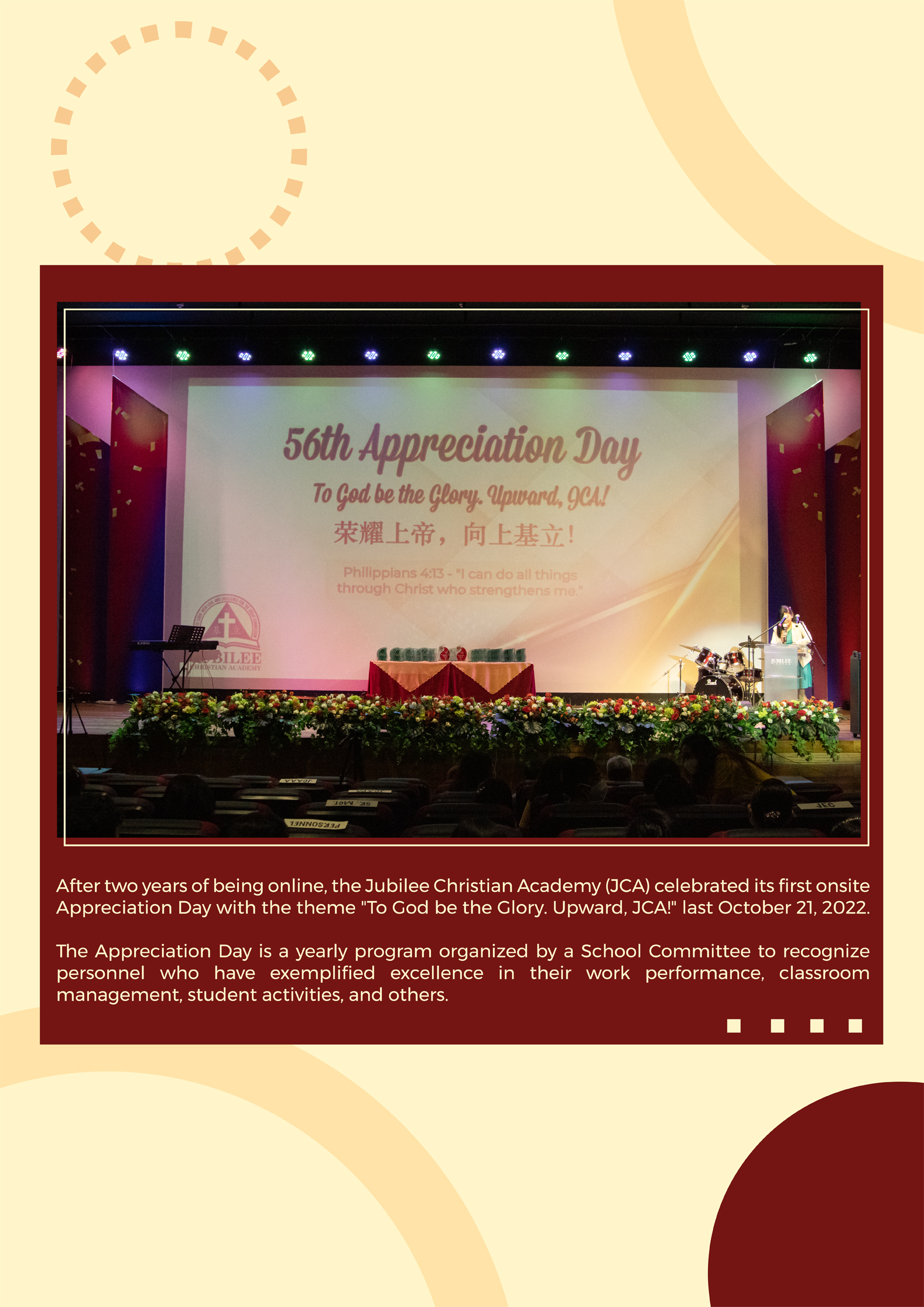 JCA 56th Appreciation Day Celebration - Jubilee Christian Academy