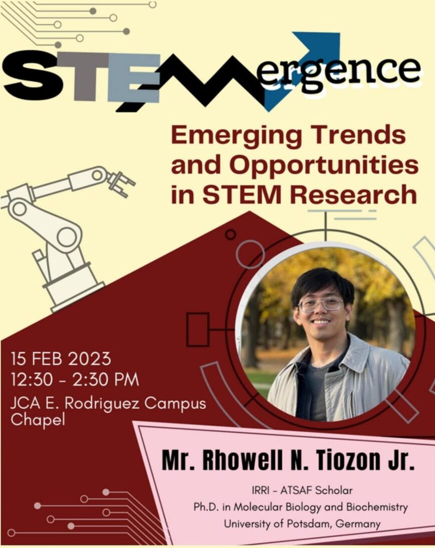 SHS STEM STUDENTS TALK RESEARCH IN STEMERGENCE LECTURE SERIES - Jubilee ...