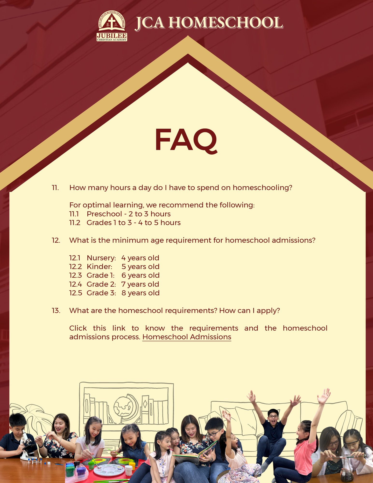 Homeschool - Jubilee Christian Academy