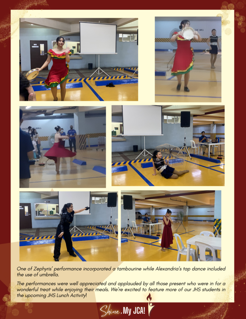 JHS Lunch Activity: A Showcase of Talent - Jubilee Christian Academy