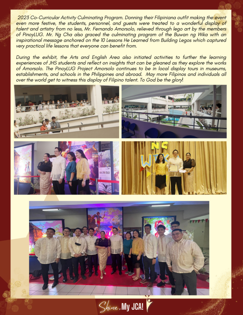 PINOYLUG’S PROJECT: AMORSOLO LEGO EXHIBIT MAKES IT WAY TO JCA ...