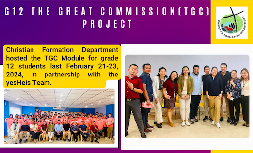 G12 The Great Commission Project - Jubilee Christian Academy