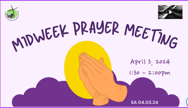MIDWEEK PRAYER MEETING - Jubilee Christian Academy